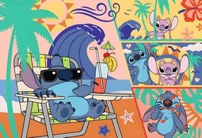 TREFL Puzzle Premium Plus Kids Lilo  Stitch: Na pláži / 100 dílků / 41