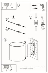 Nástěnné svítidlo Orbis, 1x dřevěné stínidlo