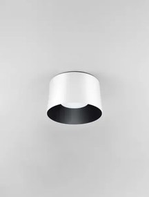 LED bílo-černé designové stropní svítidlo Atil