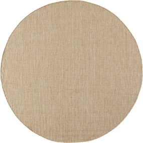 Béžový kulatý vnitřní a venkovní koberec ø 160 cm Mira 1450 – Ayyildiz Carpets