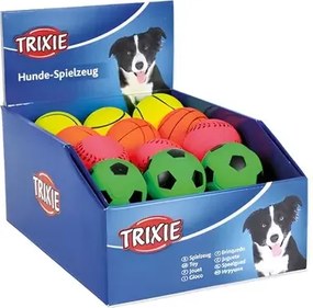 TRIXIE Míč neon / Hračka pro psa / Molitan / Průměr 6 cm