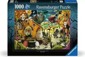 RAVENSBURGER Puzzle Šťastný Halloween / 1000 dílků / 70x50 cm