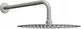 Mexen Slim dešťová hlavice 25 cm se sprchovým ramenem 40cm, grafitová, 79225211-66