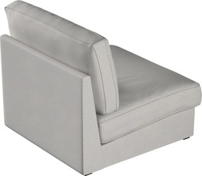 Potah na neskládací křeslo IKEA Kivik barva šedá látka pletený vzor