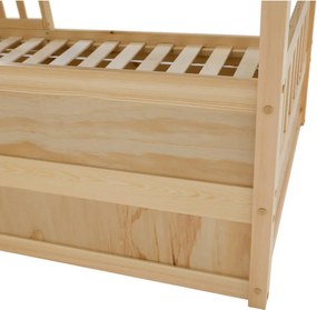 Postel Montessori BIANKA, 90x200, masiv přírodní Kondela 0000396818
