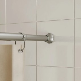Tyč na sprchový závěs v matně stříbrné barvě 106 - 182 cm Chroma – Umbra