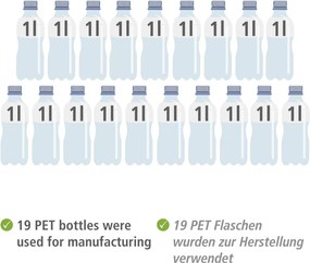 Koš na prádlo, bambus, 57 x 50 x 37, Trio Ecori, WENKO