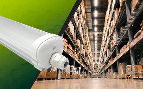 BERGE 2x LED stropní svítidlo 70W 150cm 7000lm 230v