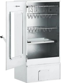 vidaXL Grilovací trouba/udírna s 1 kg dřevěných lupínků 44,5x29x83 cm [46528]