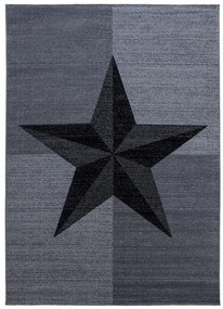 Ayyildiz, Kusový koberec Plus 8002 grey, 120x170, šedá, chodba / předsíň