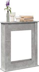 vidaXL Krbový rám 75x20x87,5 cm, konstrukční dřevo [854581] Barva: Betonová šedá