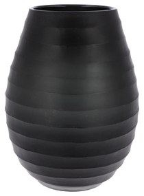 Goebel Designová váza, matná, sklo, černá břidlice