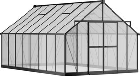 Skleník 245 x 305 x 488 cm, zesílená konstrukce, polykarbonát 6 mm