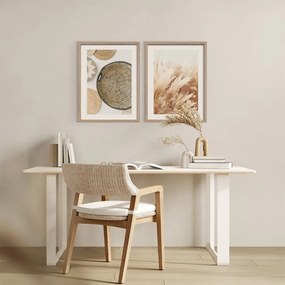 Tištěné obrazy v sadě 2 ks s rámem 30x40 cm Full Beige – Styler