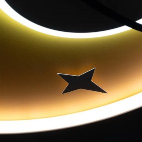 Brilagi -LED Dětské stropní svítidlo STARSHIP LED/64W/230V 3000/4500/6000K žlutá