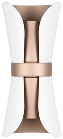 Nástěnné svítidlo v bílo-bronzové barvě Coat – Trio