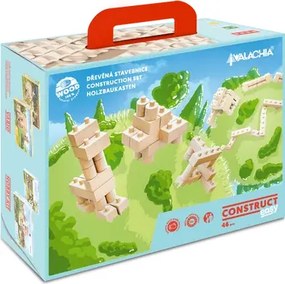 Walachia Dřevěná skládací stavebnice Construct easy / od 3 let / 46 dí