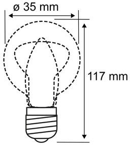 Paulmann LED žárovka-svíčka E14 5W dim to warm