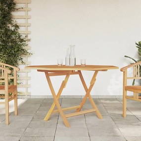 vidaXL Skládací zahradní stůl 110x110x75 cm masivní teakové dřevo [362617]