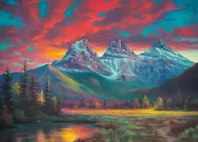 RAVENSBURGER Puzzle Tři sestry, Alberta Canadian Collection / 1000 díl