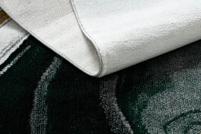 Dywany Łuszczów, AKCE: 👣🛡️80x150 cm Kusový koberec Emerald 1017 green and gold + protiskluzová úprava, zelená, kancelář