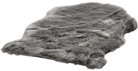 Obsession koberce Kusový koberec Samba 495 Silver (tvar kožešiny) - 55x85 tvar kožešiny cm