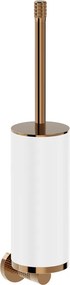 Mexen Triv, nástěnný WC kartáč, bílý/růžové zlato, 70A33071-60W