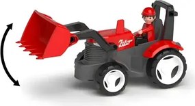 EFKO Traktor Igráček MultiGO Zetor červený s radlicí / od 3 let