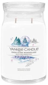 Yankee Candle Signature svíčka velká Snow Globe Wonderland, 567g SLEVA