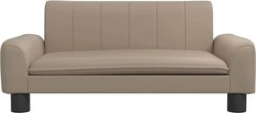 Pelíšek pro psy cappuccino 70 x 45 x 30 cm umělá kůže 171867