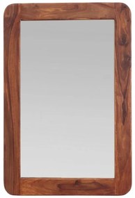 Indický nábytek - Zrcadlo Tina 60x90 z masivu palisandr Světle medová