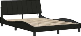 Rám postele bez matrace Hanko černý 140 x 200 cm textil 3310463