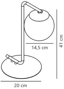 Nordlux - Stolní lampa GRANT 1xE14/40W/230V zlatá