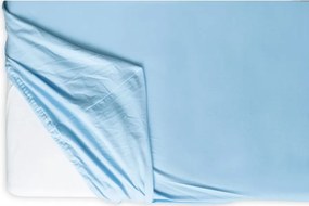HEDDA Prostěradlo Jersey Lycra premium mini světle modré rozměr: 60 x 120 cm