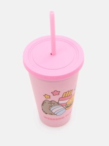Sinsay - Hrnek s víčkem a brčkem Pusheen the Cat - vícebarevná