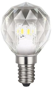 Dekorační LED žárovka E14 neutrální 4000k 3w 330 lm crystal