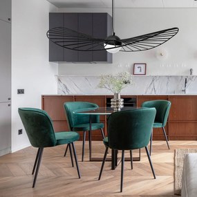 Stropní svítidlo LED Aza 80 cm černé