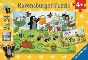 Ravensburger Puzzle Krteček na zahrádce / 2x24 dílků / od 4 let