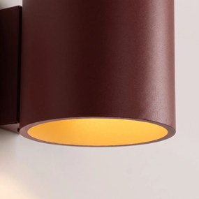 Sollux Lighting Nástěnné svítidlo ORBIS 1 bordó