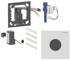Geberit - Elektronické ovládání splachování pisoárů typ 40, bateriové napájení, easy to clean, Bluetooth, matná bílá 116.034.JT.1