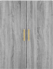 Skříň highboard šedá sonoma 69,5 x 34 x 180 cm kompozitní dřevo 3195673