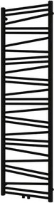 Radiátor kombinovaný SAT Lilon 169,5x50 cm černá matná SATRALI1695500SBL