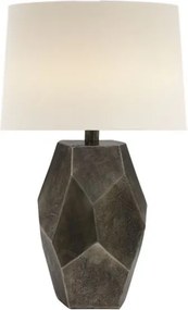 Granitová antik kovová základna k lampě Camy pearl - 18*15*35cm / E27