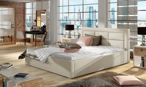Eltap Čalouněná postel Rosano s úložným prostorem Materiál a barva potahu: Jasmine 96 - tmavě šedá, Rozměry (cm): 200x200