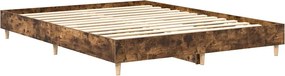 Rám postele bez matrace kouřový dub Engineered Wood 3328712