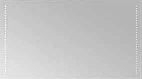 Koupelnové zrcadlo s LED osvětlením 50 x 90 cm 3154053