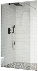 Invena Walk-In, sprchová zástěna 90X200cm, 8mm čiré sklo, chromový profil, INV-AK-32-196-O