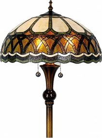 Stojací lampa Tiffany – 56x164 cm