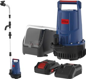 GüDE GMBH Güde RFP 18-201-23 - akumulátorové ponorné čerpadlo (s 2 Ah akumulátorem a nabíječkou)