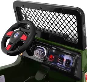 Ramiz Dětské terénní auto na baterie Raptor Drifter zelené + ovladač pro dálkové ovládání